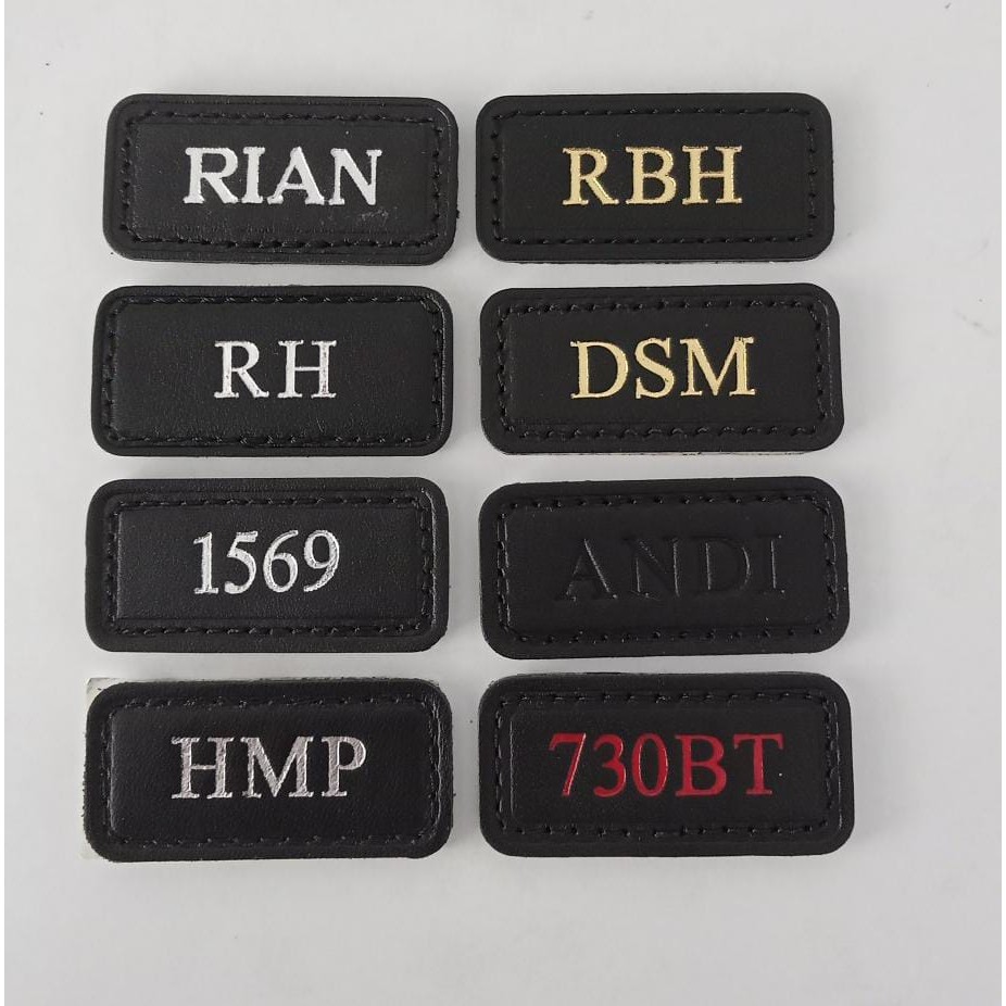 Jual TUMI Patch Monogram Type A - Embossed Replacement - Tidak Bisa ...