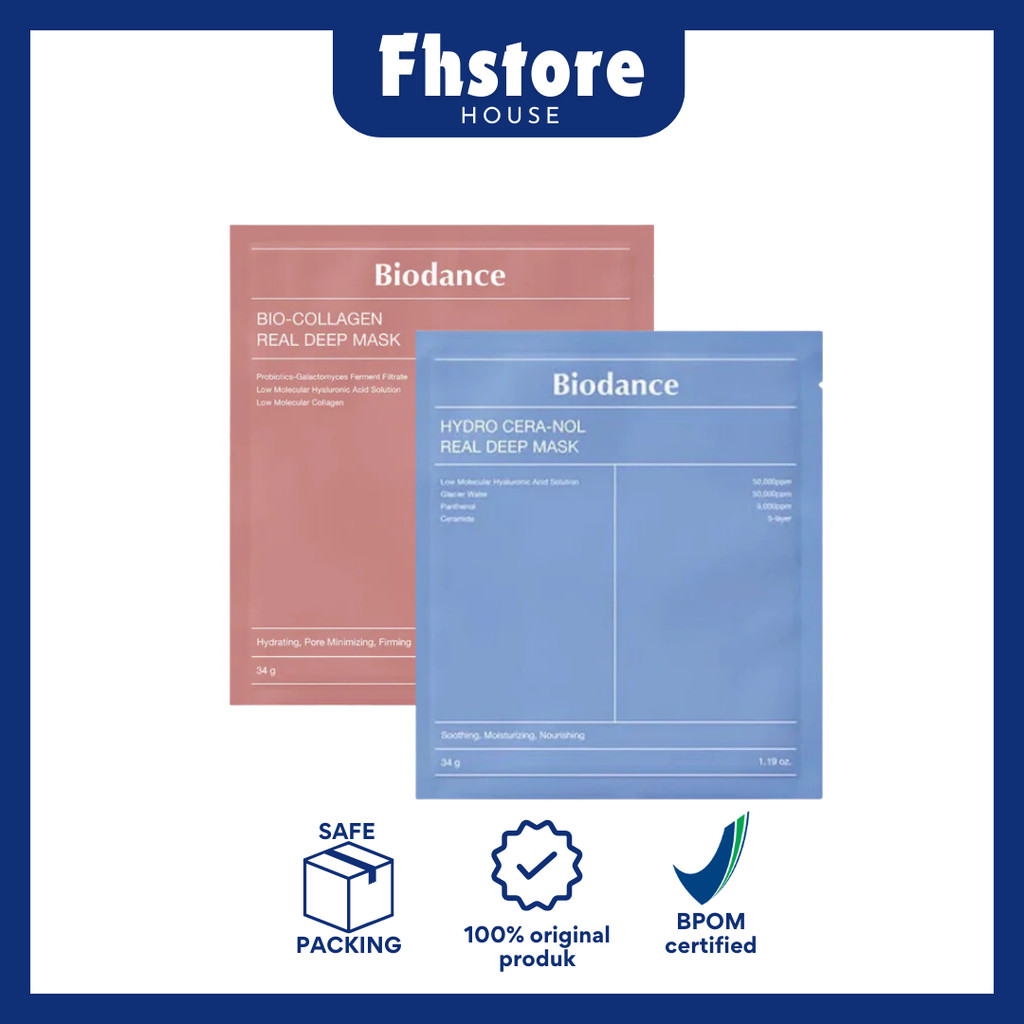 Jual [ FHSTORE ] Biodance Hydro Ceranol Real Deep Mask 1pc | Shopee ...