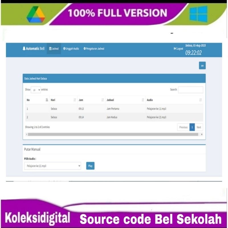 Jual Source code Bel Sekolah Otomatis | Shopee Indonesia