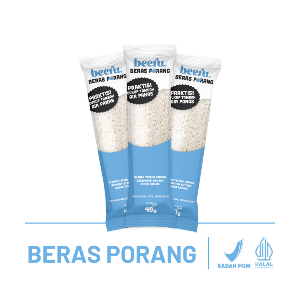 Jual Beeru Beras Porang Sachet Satuan | Shopee Indonesia