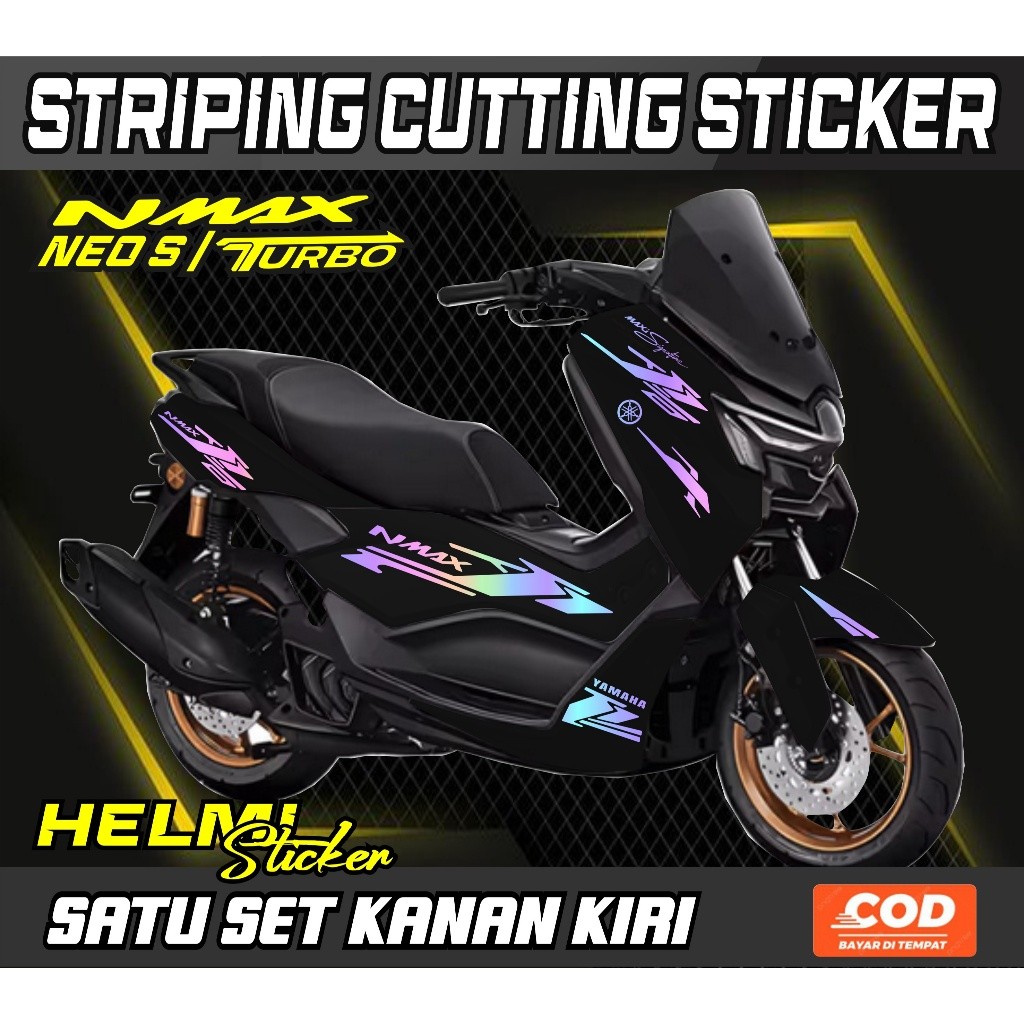 Jual STRIPING CUTTING STICKER YAMAHA NMAX ALL NEW 2025 NEO S TURBO LIS ...