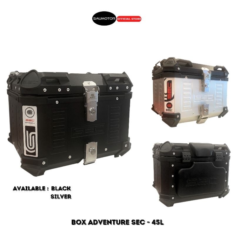 Jual Saumotor Box Adventure Box motor kotak Almunium Box SEC mdl Panier ...