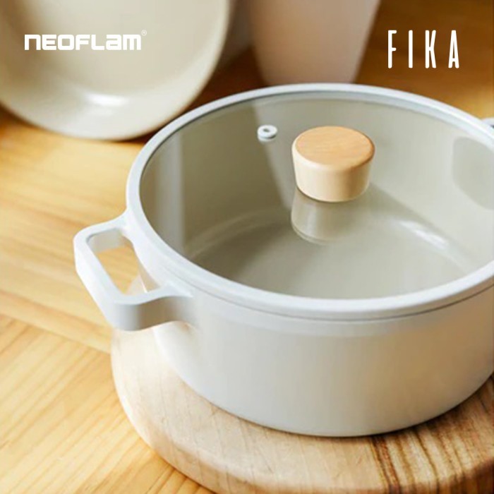 Jual Neoflam Fika Stock Pot Panci Keramik Induksi - Pyrex Steam24cm ...
