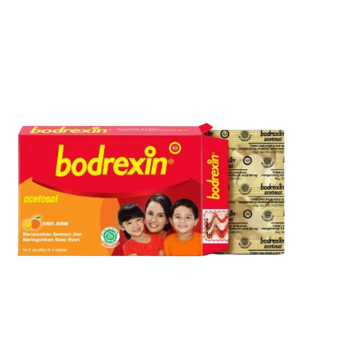 Jual Bodrexin Rasa Jeruk Tablet 4x4's / Demam Anak / Nyeri - Pharma ...