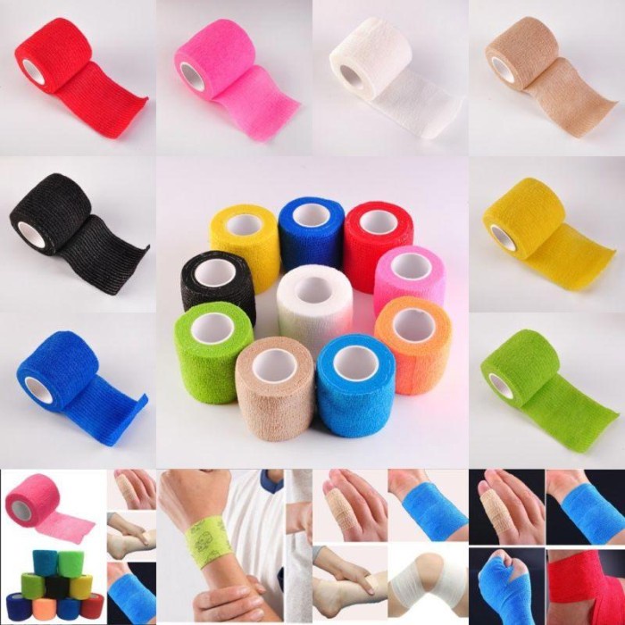 Jual Finger Tape Perban Teping 5CM x 4.5M/2.5CM x 4.5M WristTape Taping ...