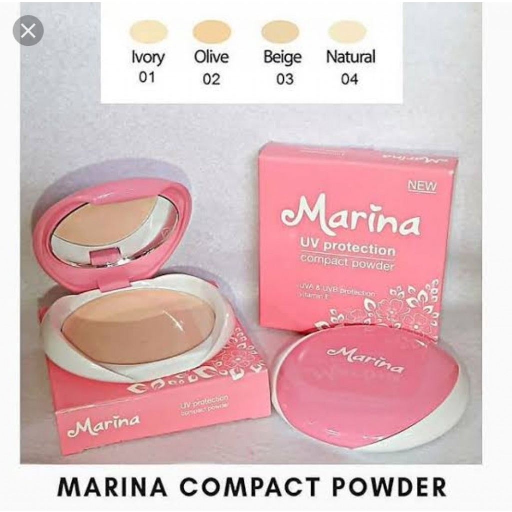 Jual Marina Compact powder brightening 12gr | Shopee Indonesia