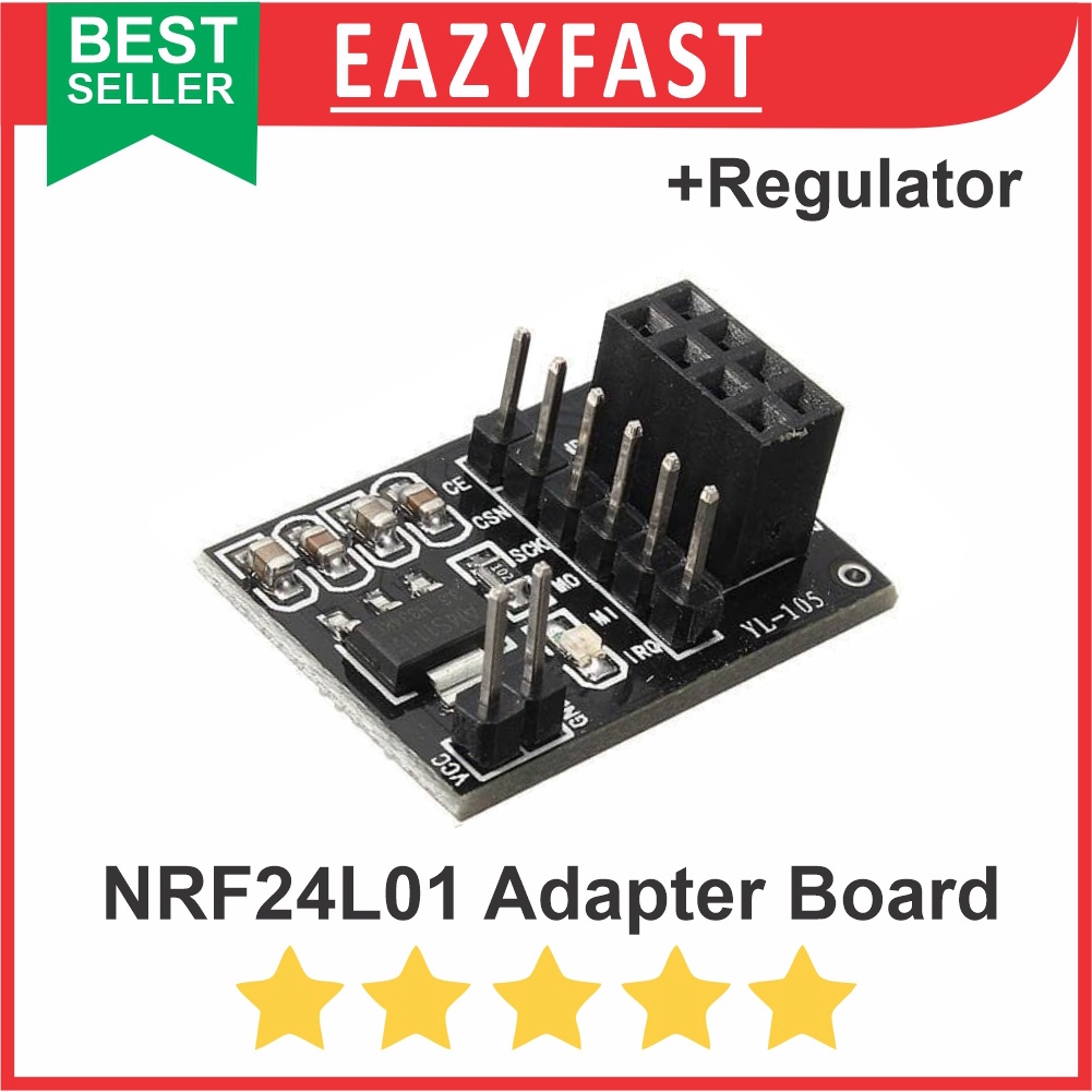Jual NRF24L01 Socket Adapter Board Converter Arduino with 3.3V Regulator | Shopee Indonesia