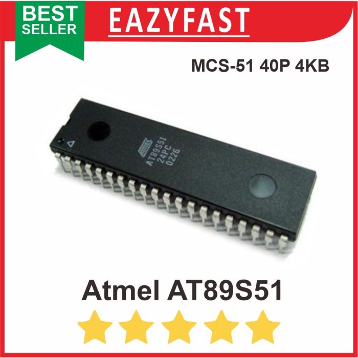 Jual IC Atmel AT89s51 AT 89s51 MCS51 MCS 51 Chip Micro Mikro Program uC | Shopee Indonesia