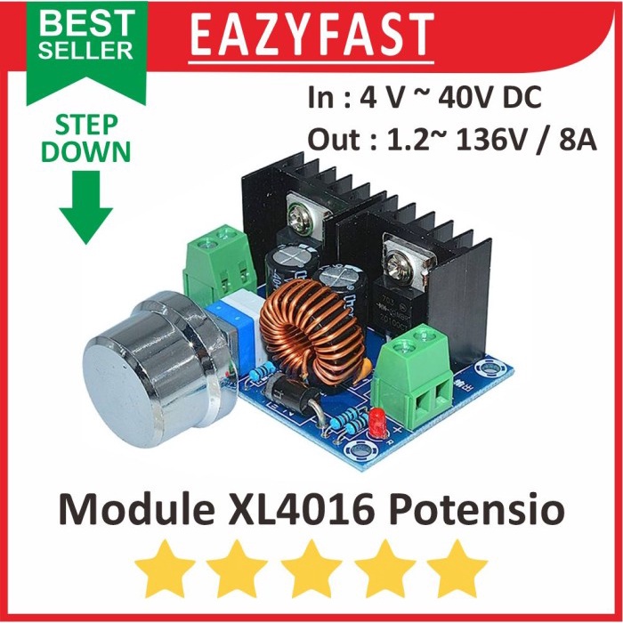 Jual Step Down 8A XL4016 Potensio Module Modul Adjustable Power ...