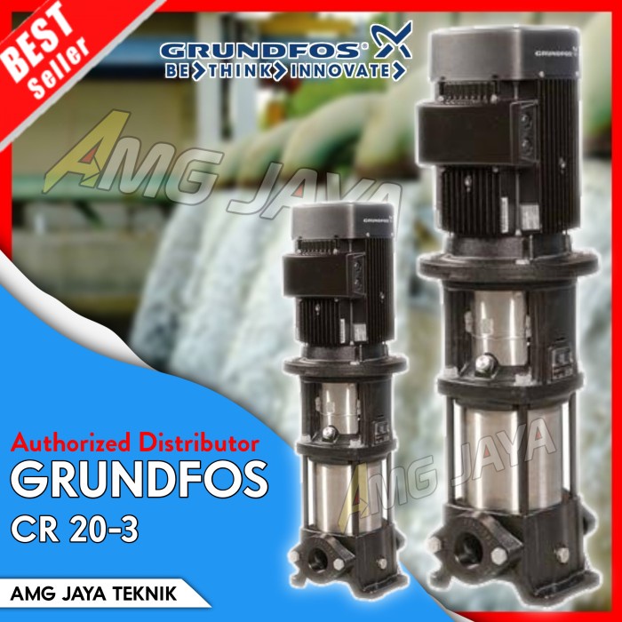 Jual GRUNDFOS CR 20-3, Vertikal Multistage Pump Transfer Pump, Jockey ...
