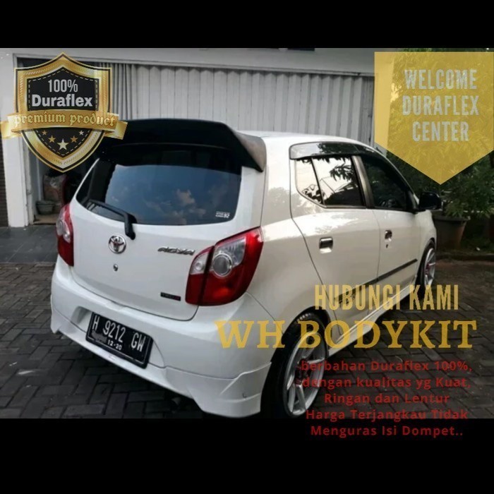 Jual spoiler spoon agya BODY KIT xed body kit bodikit GRADE-A KUAT ...