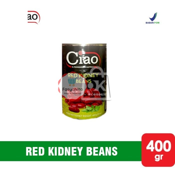 Jual Kacang Merah Kaleng CIAO / Red Kidney Bean / Daifuku Mochi (400 gr ...