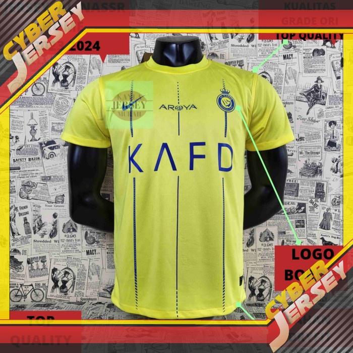 Jual Jersey Bola Al Nassr Home 2023 2024 Grade Ori Shopee Indonesia