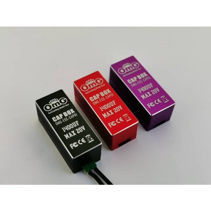 Jual RC OMG 2-3S NON POLARITY SUPER CAPACITOR (BLACK) #OMG-ESC-CAP01-B ...