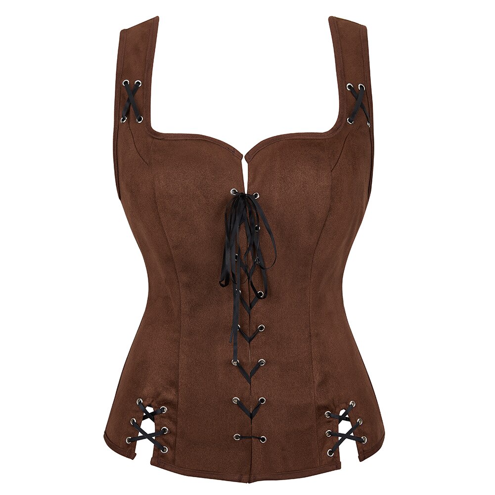 Jual PREORDER Women Renaissance Corset Vest Cosplay Pirate Costume ...