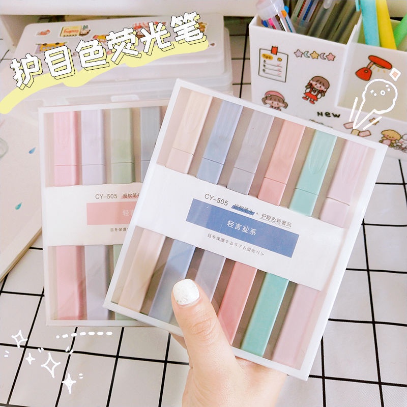 Jual Stabillo Highliter set isi 6 Aesthetic Highlighter Warna Soft ...