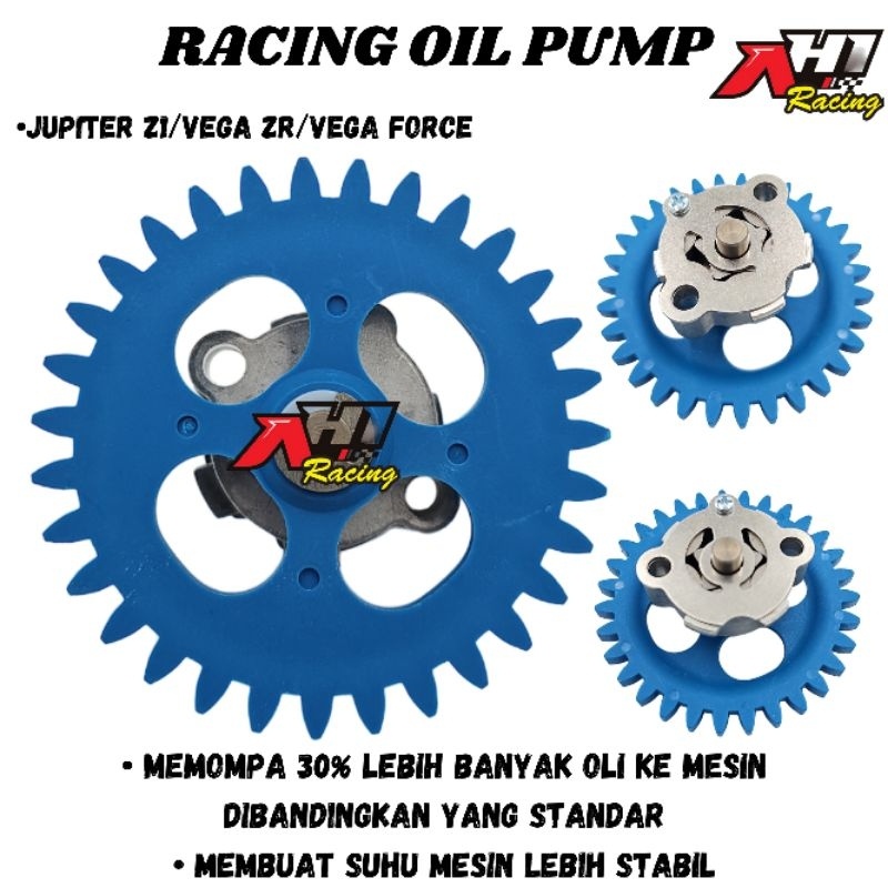 Jual POMPA OLI RACING OIL PUMP HI FLOW JUPITER Z1 JUPITER Z ROBOT VEGA ZR VEGA FORCE | Shopee ...