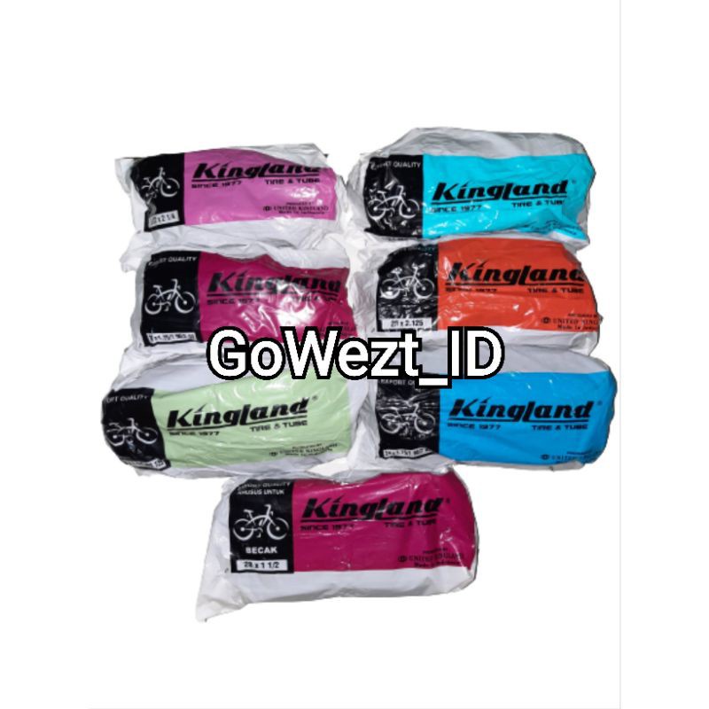 Jual Ban Dalam Sepeda KINGLAND Uk. 12" / 16" / 18" / 20" / 24" / 28" Semua Ukuran | High Quality ...