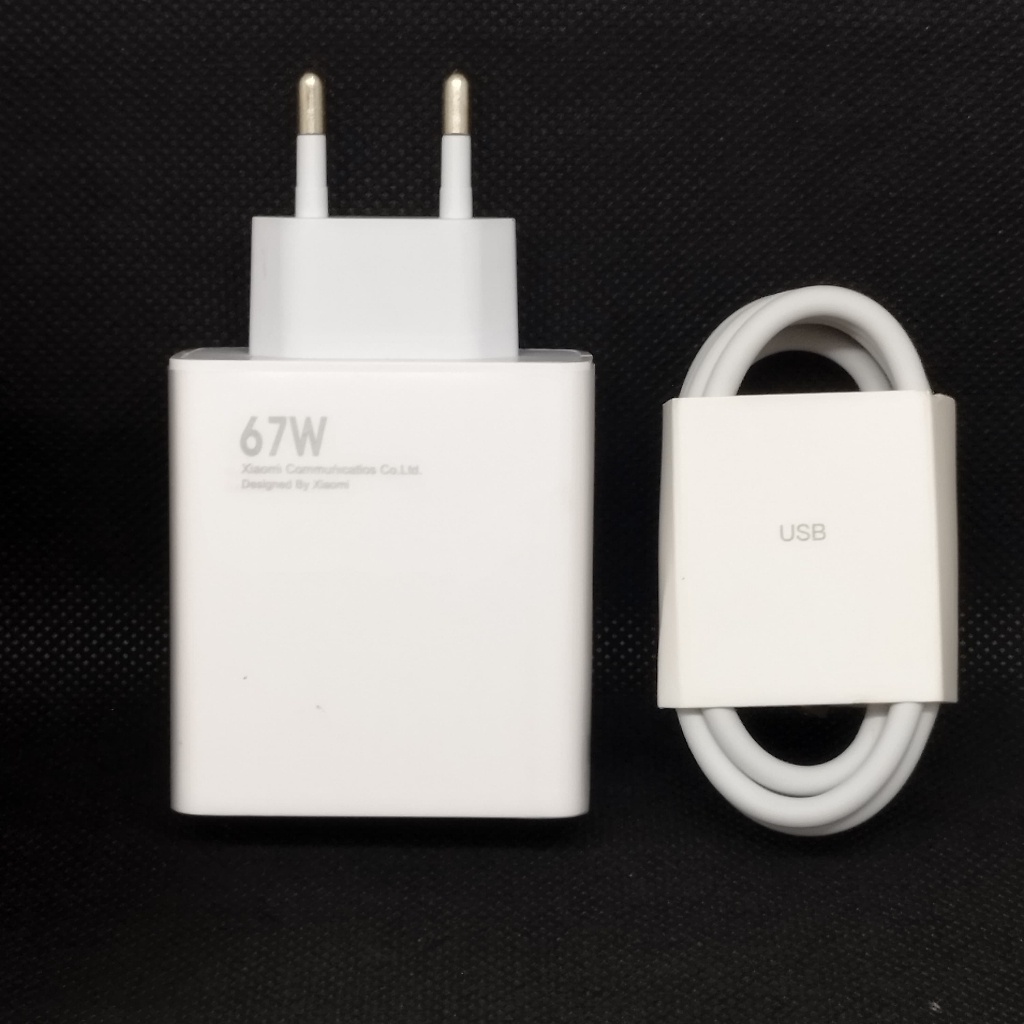 Jual Charger Casan Xiaomi 67 Watt Turbo Charge Type C Fast Charging MDY ...