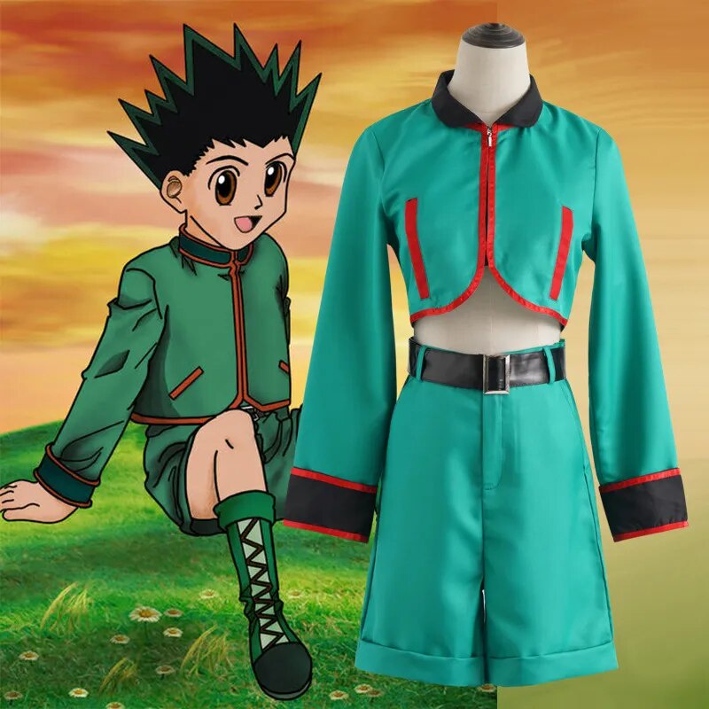 Jual PREORDER Anime Hunter X Hunter GON FREECSS Cosplay Costume Sets ...