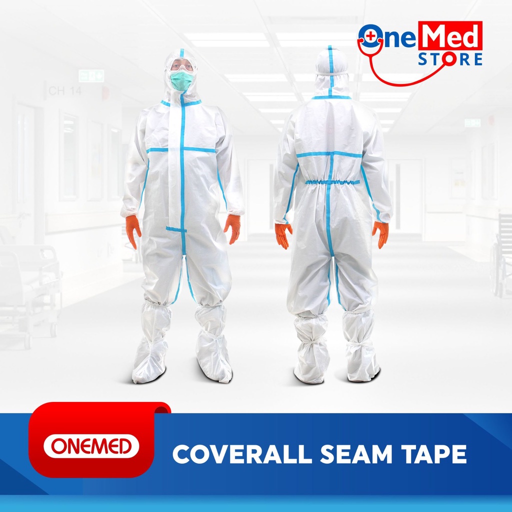 Jual Baju APD Coverall Putih Seam Seal Tape Onemed - DNT | Shopee Indonesia