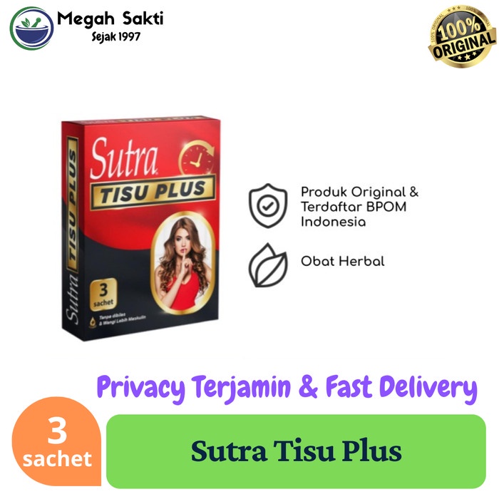Jual Megah Sakti - Sutra Tisu Plus Isi 3 + 3 Sachet - Sutra Tisu Magic ...
