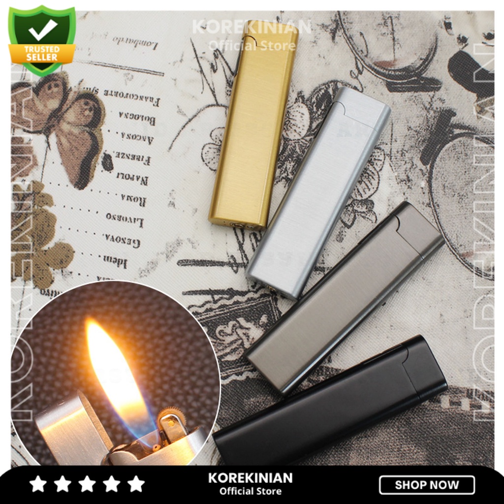 Jual Korek Api Roda Api Gas Fashion Trend Lighter BD-8015 - Korekinian ...