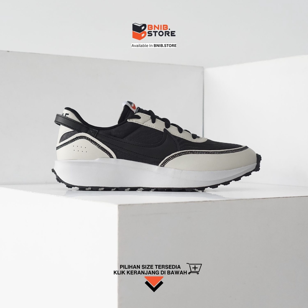 Jual Sepatu NIKE Waffle Debut SE Black White [FB7217 001] Original ...