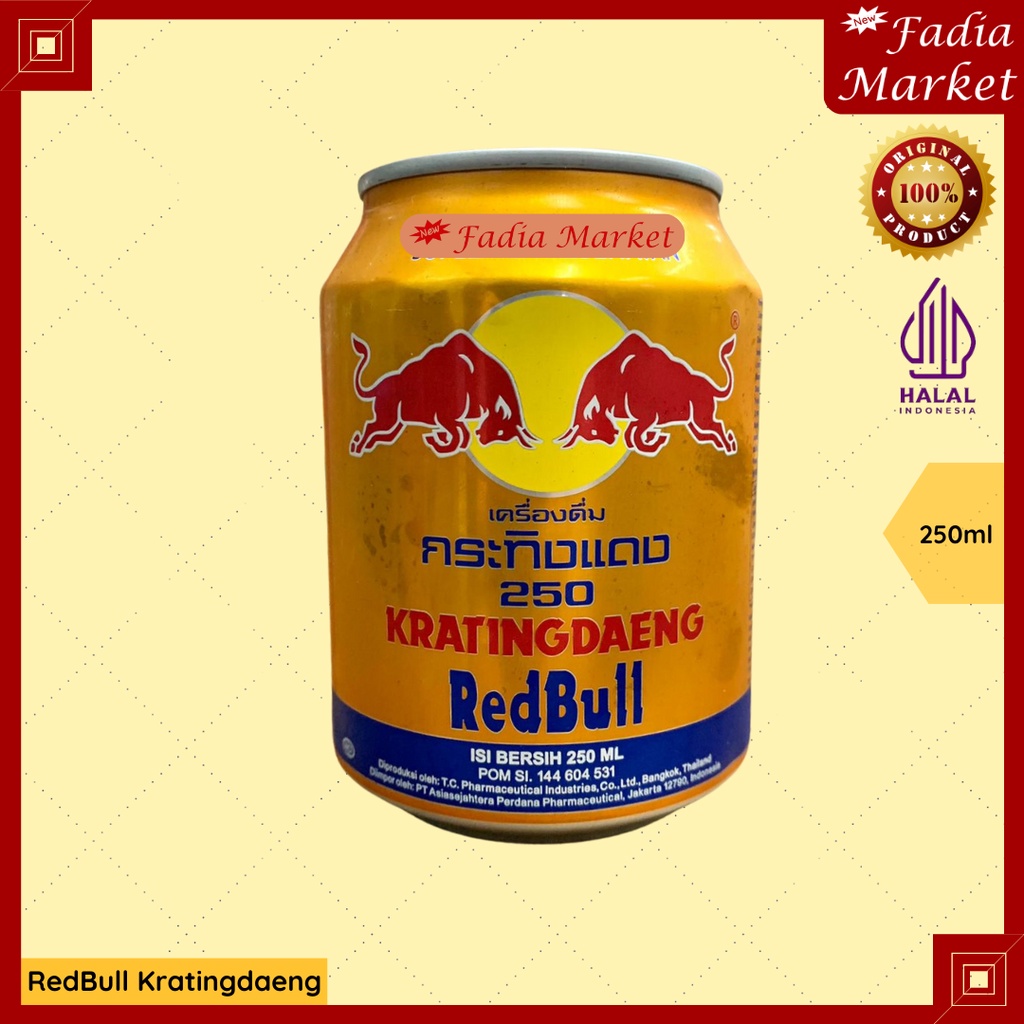 Jual Red Bull Kratingdaeng Krating Daeng Minuman Energi Kaleng 350ml ...