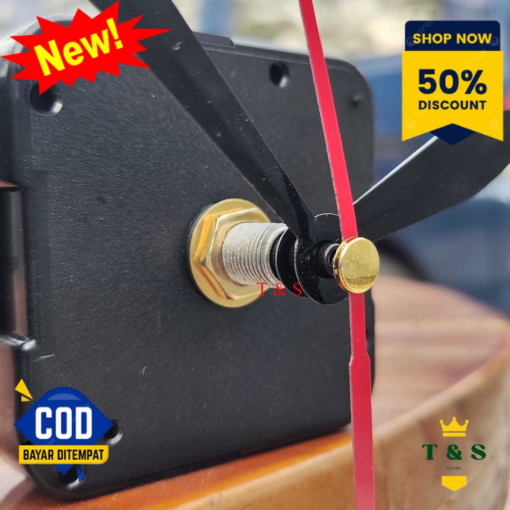 Jual FULLSET MESIN JAM DINDING SKP SAKANA 12888 DETAK 19 MM MUTU BAGUS ...