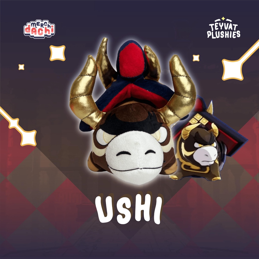 Jual Boneka Ushi Teyvat Plushies Genshin Impact Dolls | Shopee Indonesia