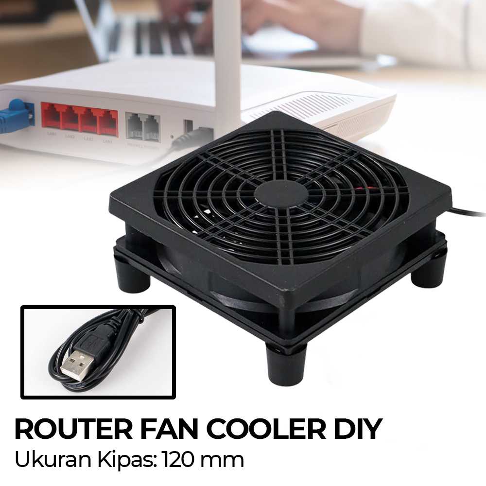 Jual Router Fan Cooler Cooling Case DIY USB 120mm - SX120 | Shopee ...