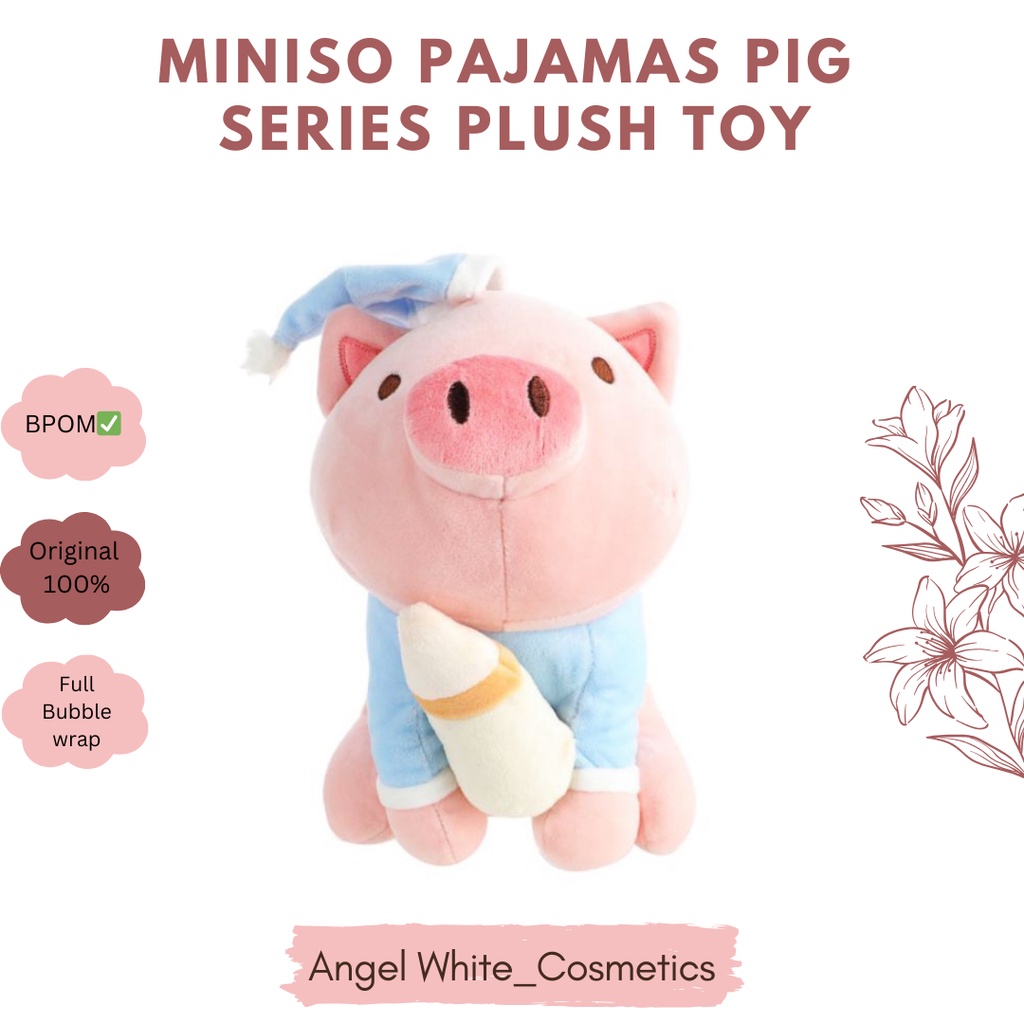 Jual MINISO PAJAMAS PIG SERIES PLUSH TOY | Shopee Indonesia