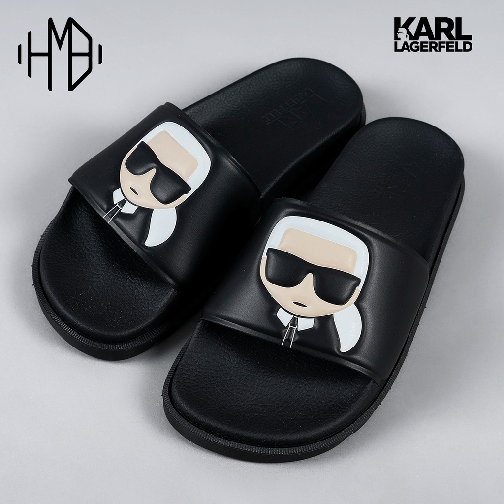 Jual Karl Lagerfeld KONDO Karl Ikonic Sandal Black | Shopee Indonesia