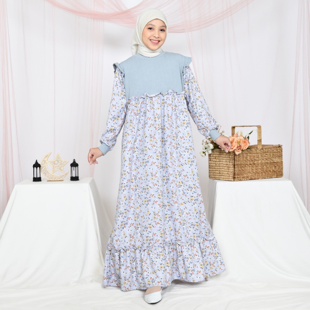 Jual Laura La Belle Gamis Anak Perempuan Rajut Clara Long Dress 5 Tahun ...
