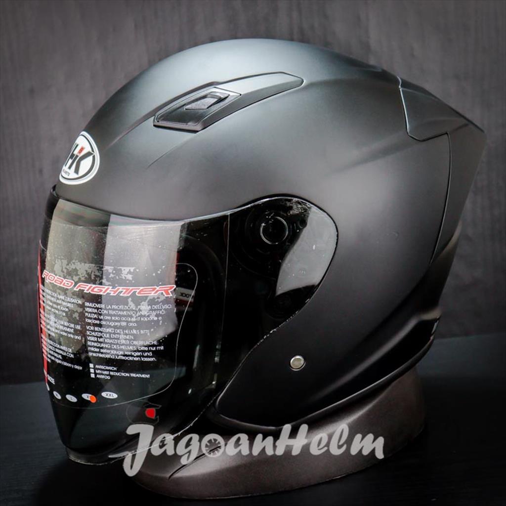 Jual NHK HELM R1 ELITE SOLID | BLACK DOFF | SINGLE VISOR | Shopee Indonesia