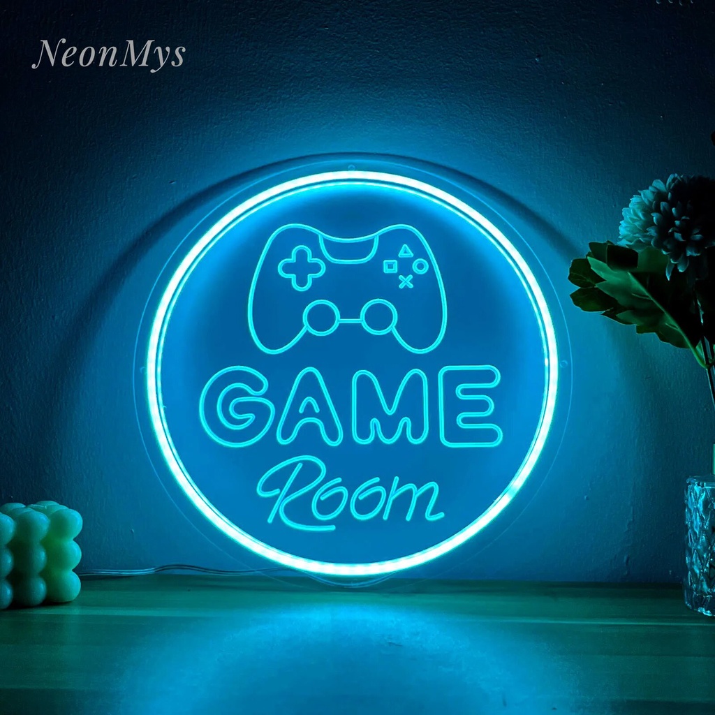 Jual Game consoles Embossed 3D Neon Light wall decor Gaming room ...