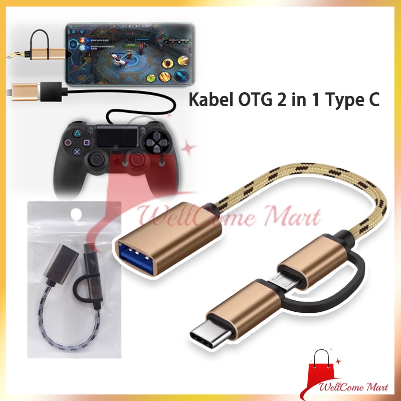 Jual Kabel OTG 2 in 1 Type C / Kabel OTG Micro / Micro otg Multifungsi ... Jual Kabel OTG 2 in 1 Type C / Kabel OTG Micro / Micro otg Multifungsi ...
