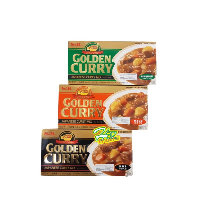 Jual S&B Golden Curry Japanese Curry Mix | Saus Kari Jepang 220g ...