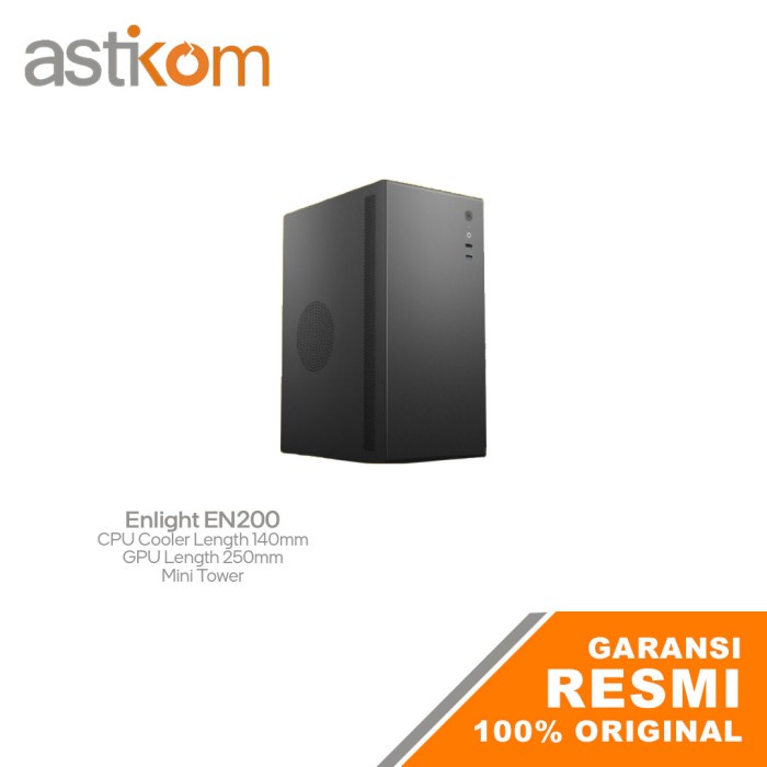 Jual Casing PC Enlight EN200 Black + PSU 300Watt | Shopee Indonesia