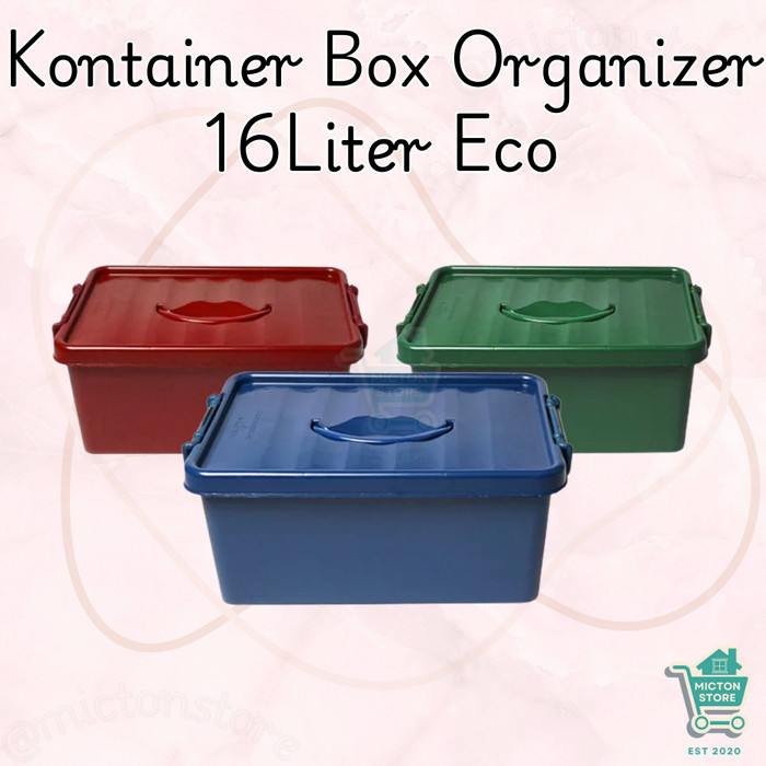 Jual TOPTON Kontainer Box Stripe 16 Liter Eco Premium Kotak Penyimpanan ...