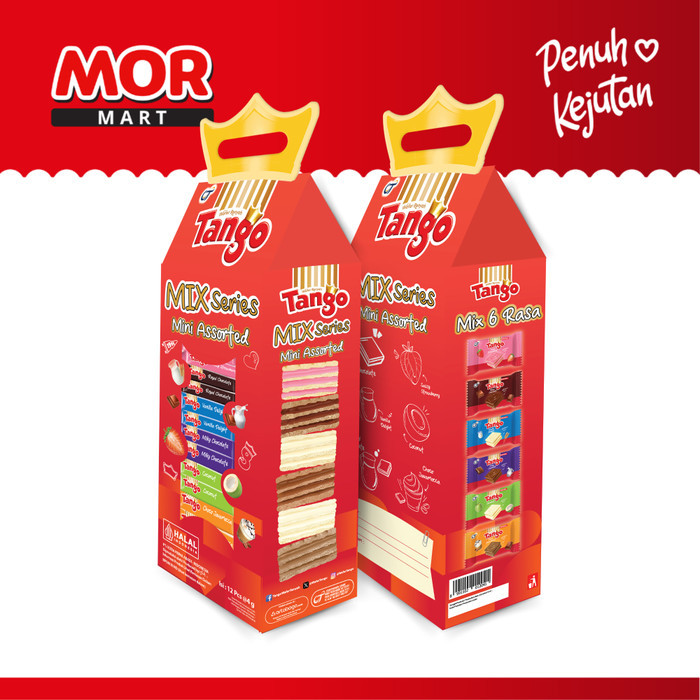 Jual Tango Wafer Mini Assorted Mix Series 12 Pcs @4gr [1 Box] | Shopee ...