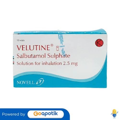 Jual Velutine Cairan Inhalasi 2.5 Ml Box 10 Vial | Shopee Indonesia