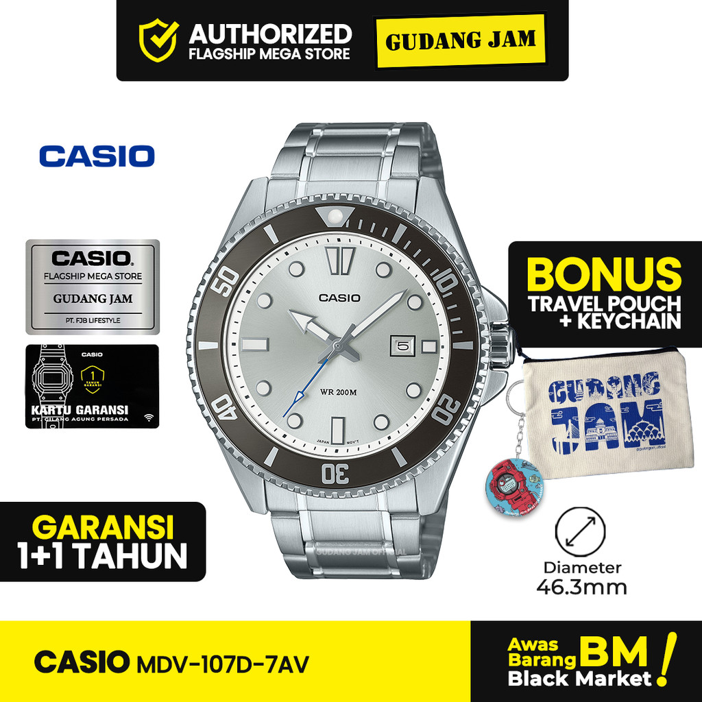 Jual Casio Pria MDV-107D-7AVDF MDV-107D-7A MDV-107D MDV107D MDV 107D | Shopee Indonesia