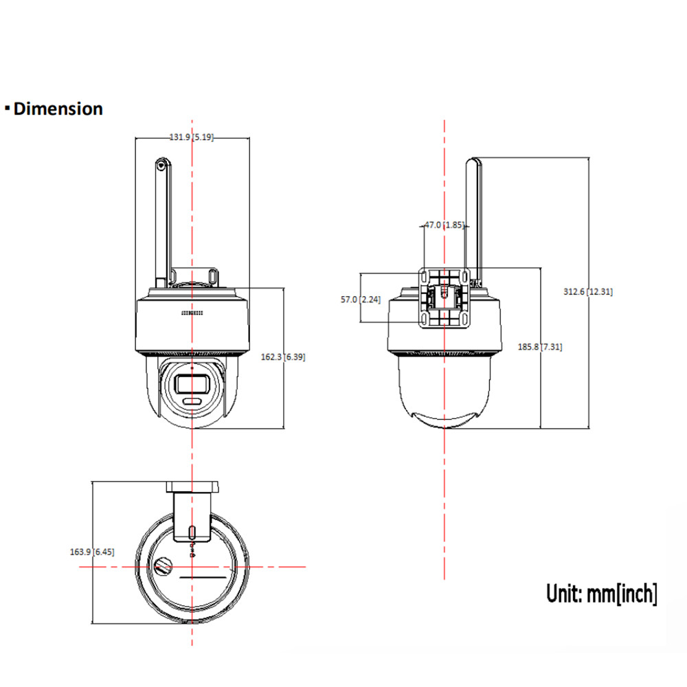 Jual HIKVISION DS-2DE2C400MWG-W 4MP OUTDOOR WIFI PAN TILT 2 WAY AUDIO SMART HYBRID IP CAMERA ...