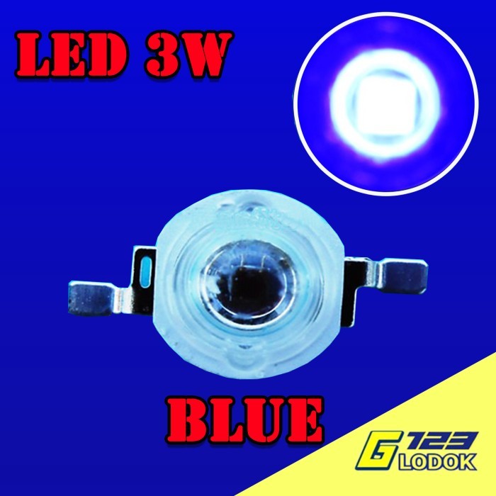 Jual HPL High Power LED Light Epistar Epiled Chip COB Biji Mata 3W 3 Watt Green Hijau 520-530nm ...