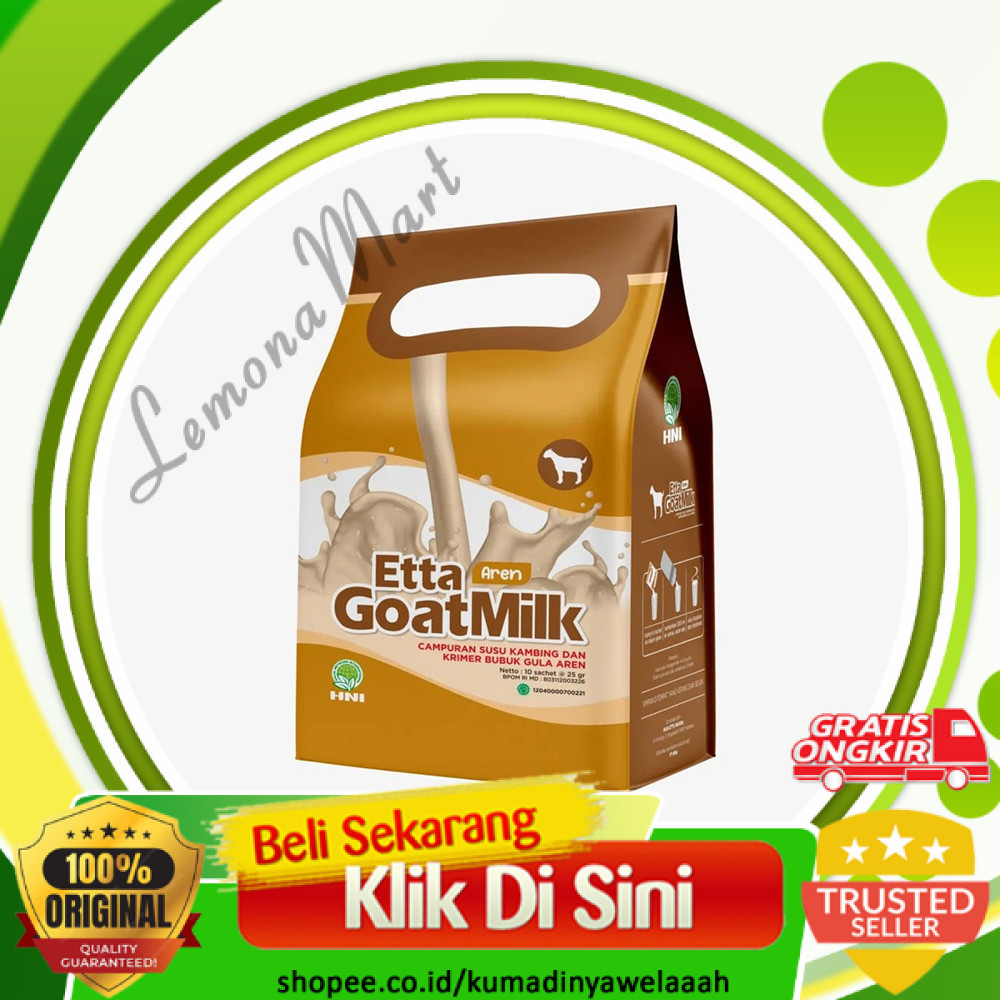 Jual Etta Goat Milk | EGM Gula Aren HNI HPAI HK0-Lemonamart | Shopee ...