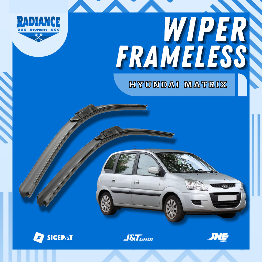 Jual Wiper Frameless Mobil - Hyundai Matrix - Karet Wiper 1 Set Kiri ...