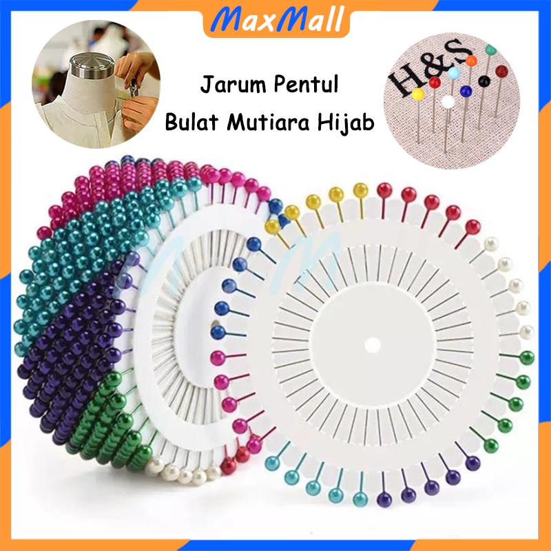 Jual Jarum Pentul Piring Bulat Mutiara 35 cm Jarum Pentul Bulat Besar ...