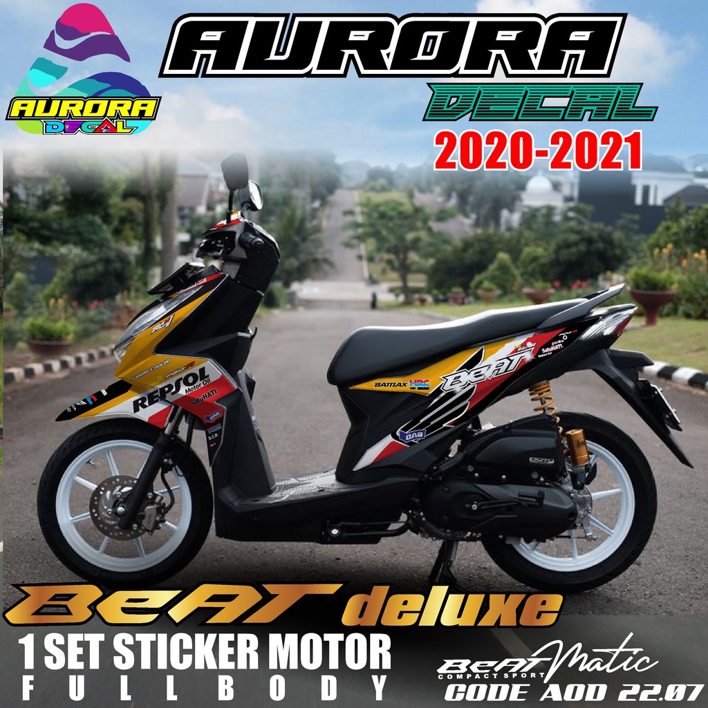 Jual Decal Dekal Sticker Stiker Striping BEAT deluxe FULL BODY DESIGN ...